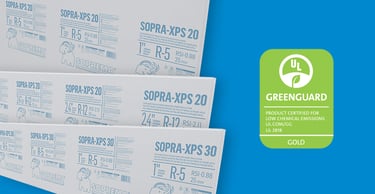 SOPRA-XPS: GREENGUARD CERTIFIED INSULATION